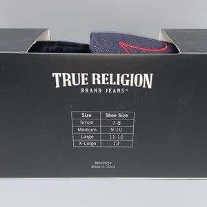 True Religion | Shoes | True Religion Men Dark Indigo Denim House ...